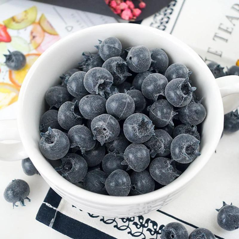 20PCS high simulation fruit plastic fake blueberry photo props - TikTok ...