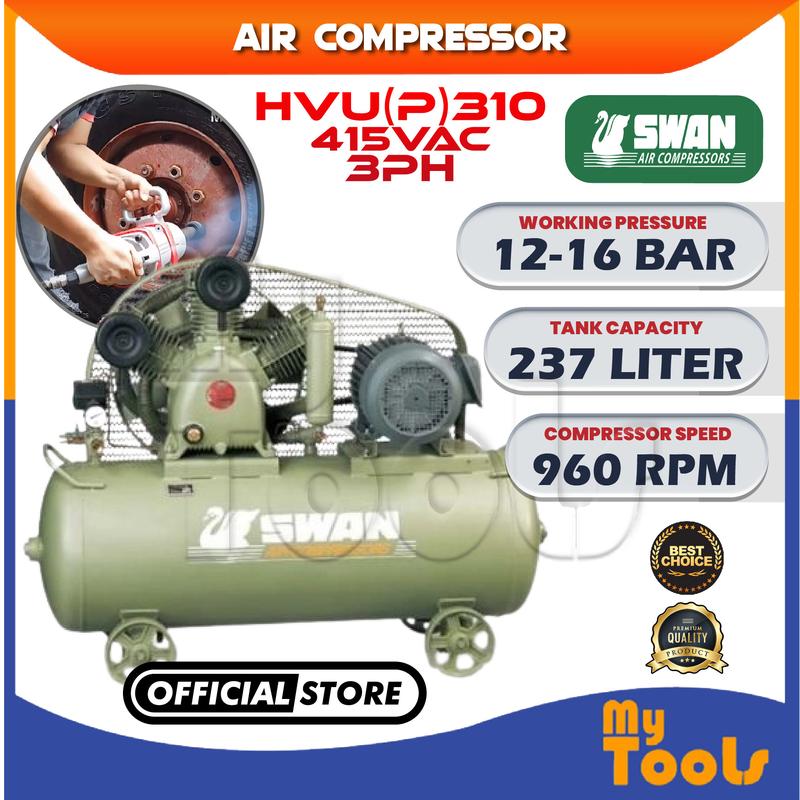 Mytools SWAN HWU(P)310 415VAC 3PH 12Bar Air Compressor (Made - TikTok ...