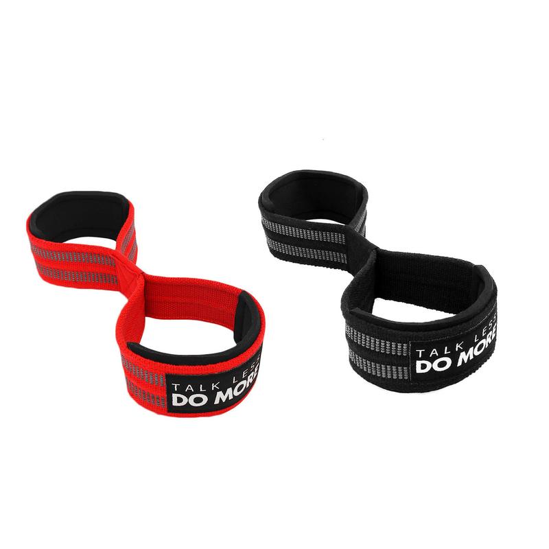 1Pair Figure 8 Weight Lifting Straps Weightlifting Powerlifting ...