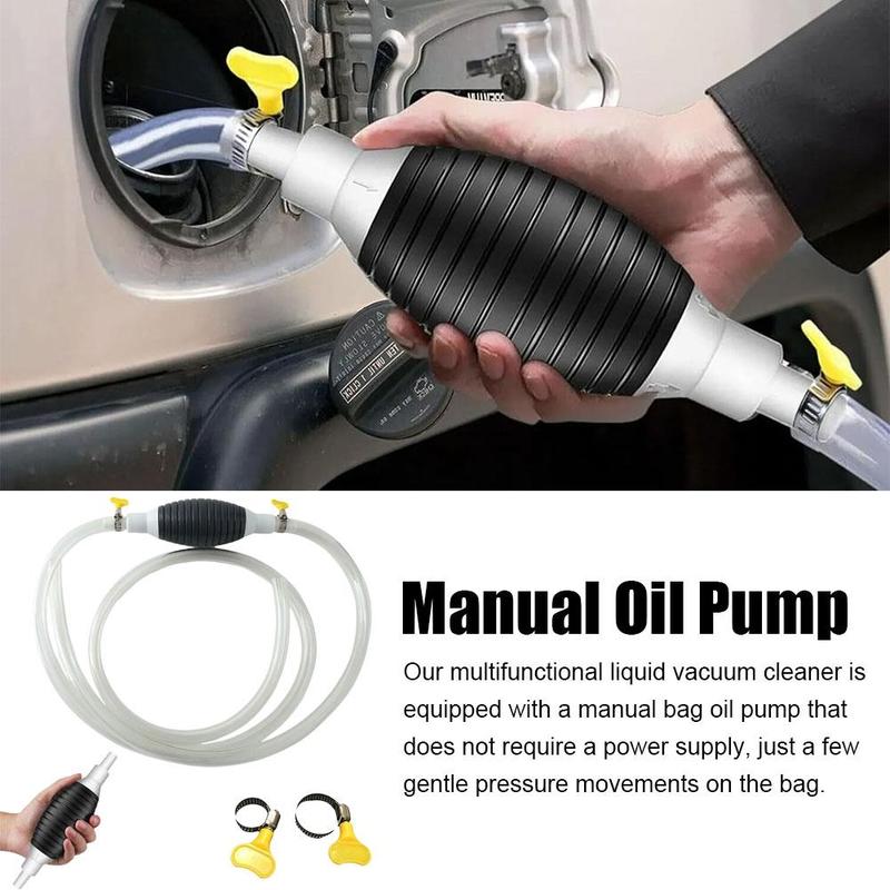 1PC Car Emergency Fuel Extractor Universal Siphon Hose Pump Self ...
