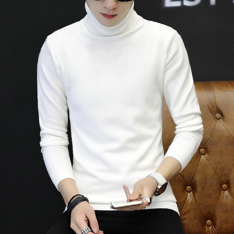 Sweater Turtleneck Lelaki, Slim Fit, Gaya Korea, Rekaan Unik - TikTok ...