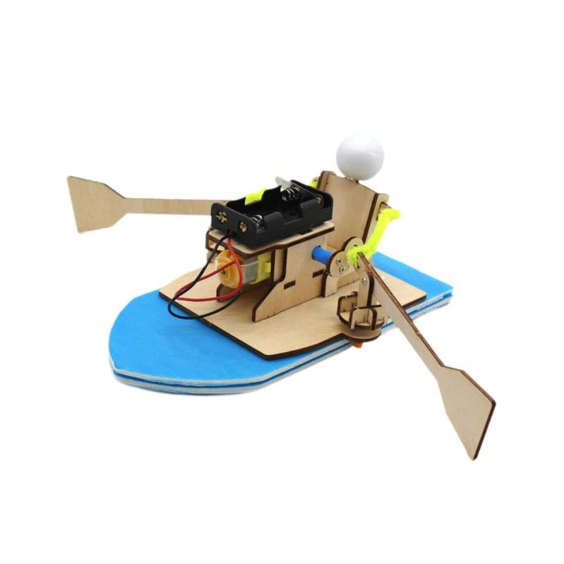 Rowing Electricity Model DIY Assembly Set DIY Toy Science Experiment ...