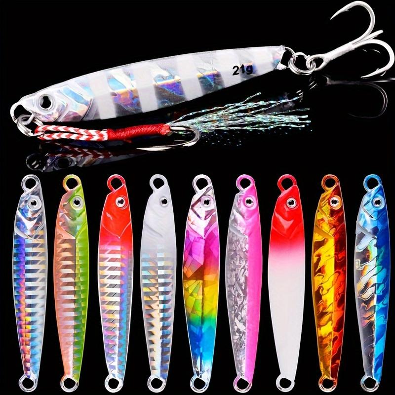 Jig Logam, 1pc, Tersedia dalam 21g / 28g / 40g, Umpan Keras Memancing ...