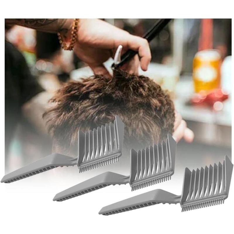 3-pcs Men's Barber Fade Combs Clipper Comb Gradient Comb Oil Head ...