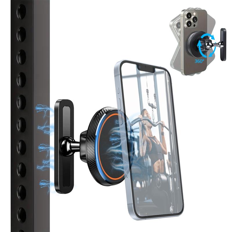 Upgraded Gym Magnetic Phone Holder for Magsafe,360 Adjustable ...