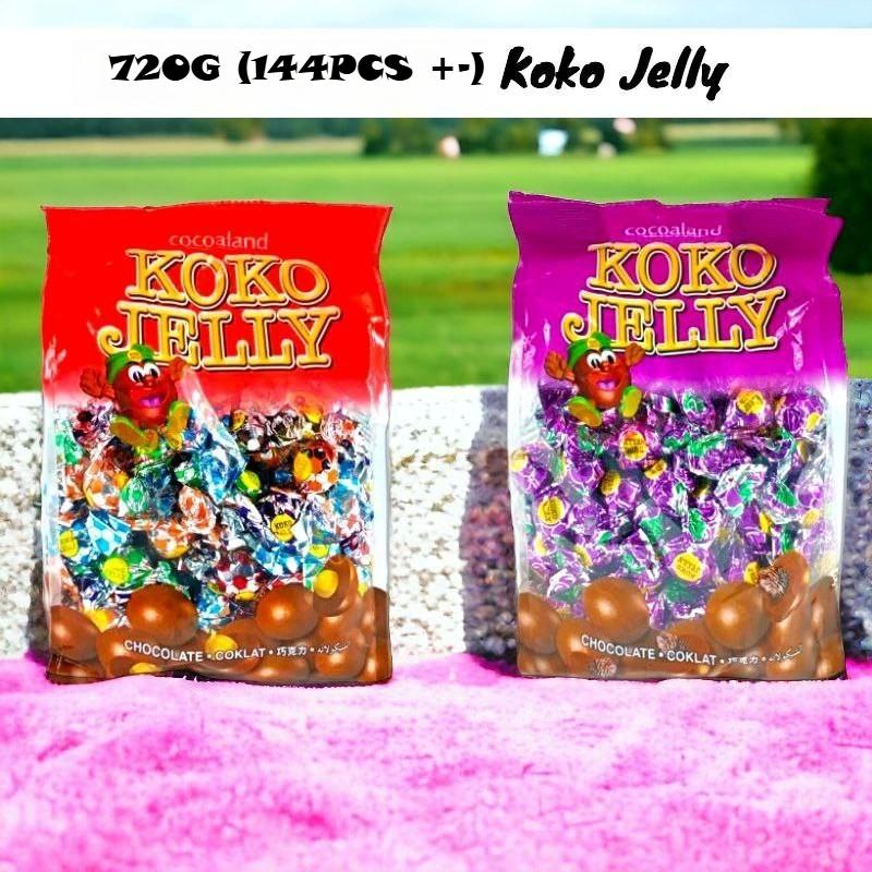 【Makanan Ringan】 720g Big Pack Koko Jelly [Peanut / Raisin] - TikTok ...