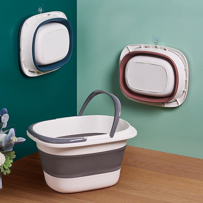 HBB Silicone Laundry Basket Pop Up Washing Cloth Basin Multipurpose ...