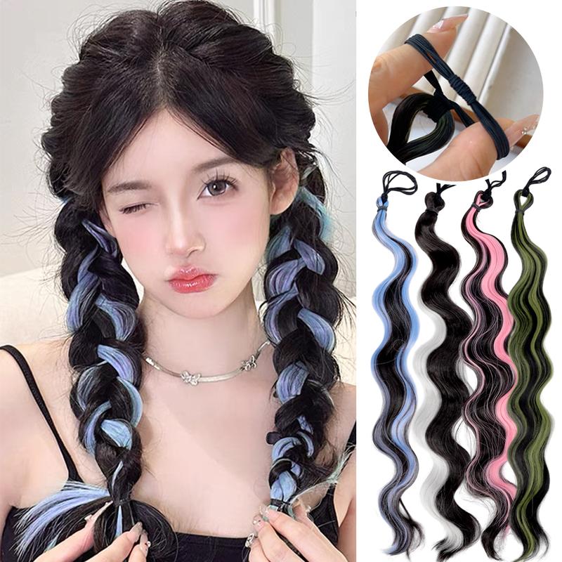 Sambungan Ekor Kuda, DIY, Jalinan, Tali Rambut Ekor Kuda, Untuk ...