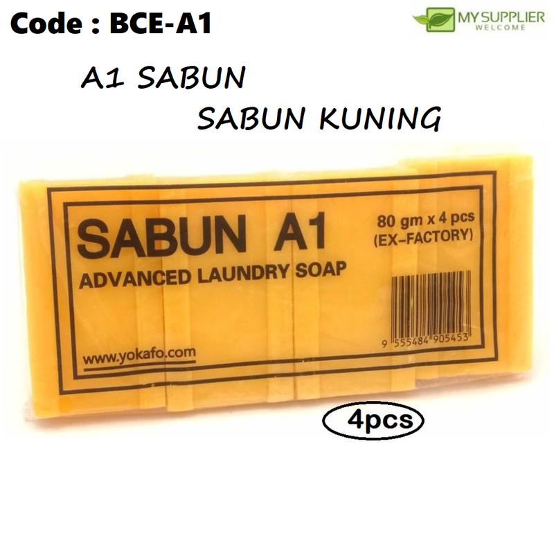 BCE-A1 4pcs Advanced Laundry Sabun A1/Ganso Soap/Sabun Buku/Sabun ...