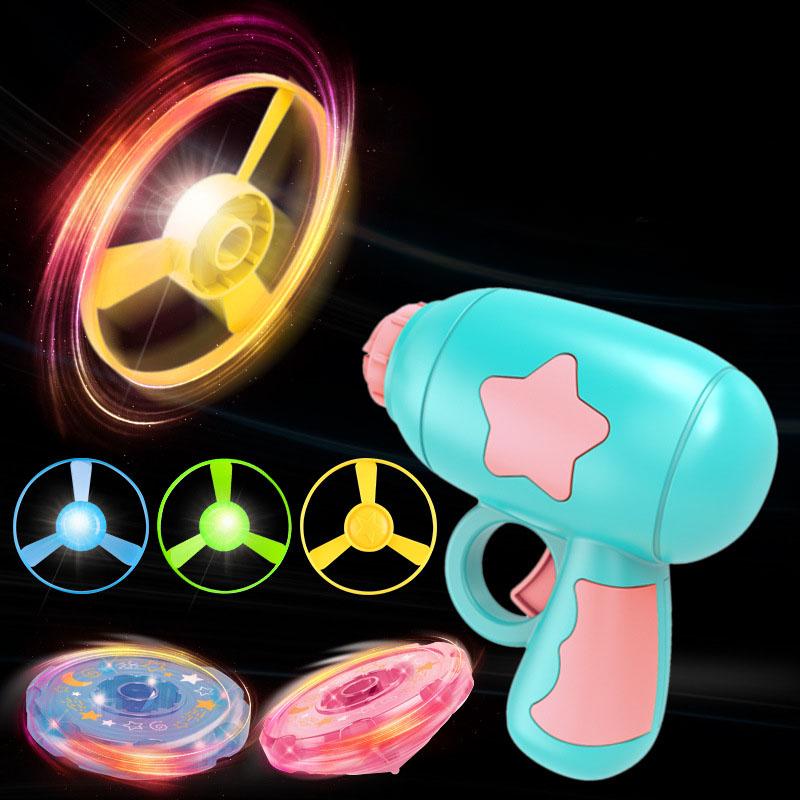 Flashing Rotating Gyro Outdoor Flying Toys Luminous Dinosaur Gyro with ...