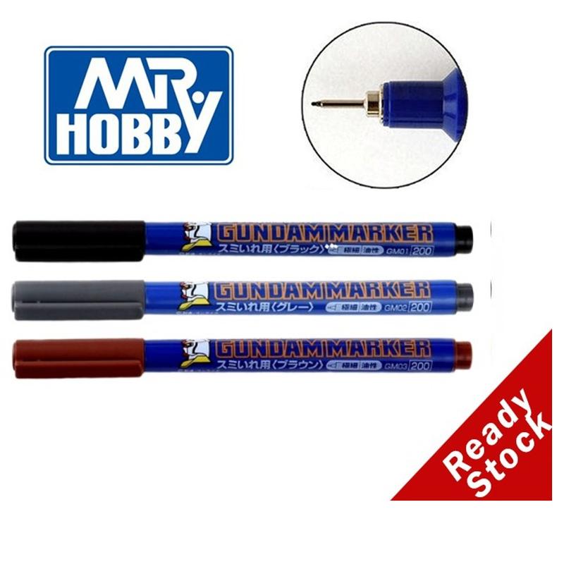 Mr Hobby Gundam Marker Pen Type Panel Line GM01 GM02 GM03 Office ...