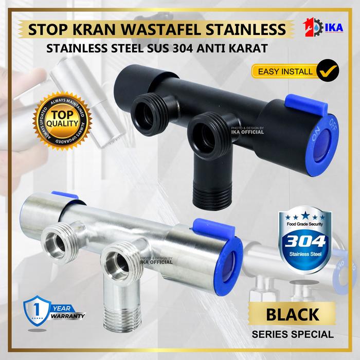 Jual Stop Kran Shower T Stainless - 1/2 Inch Stop Kran Shower F ...