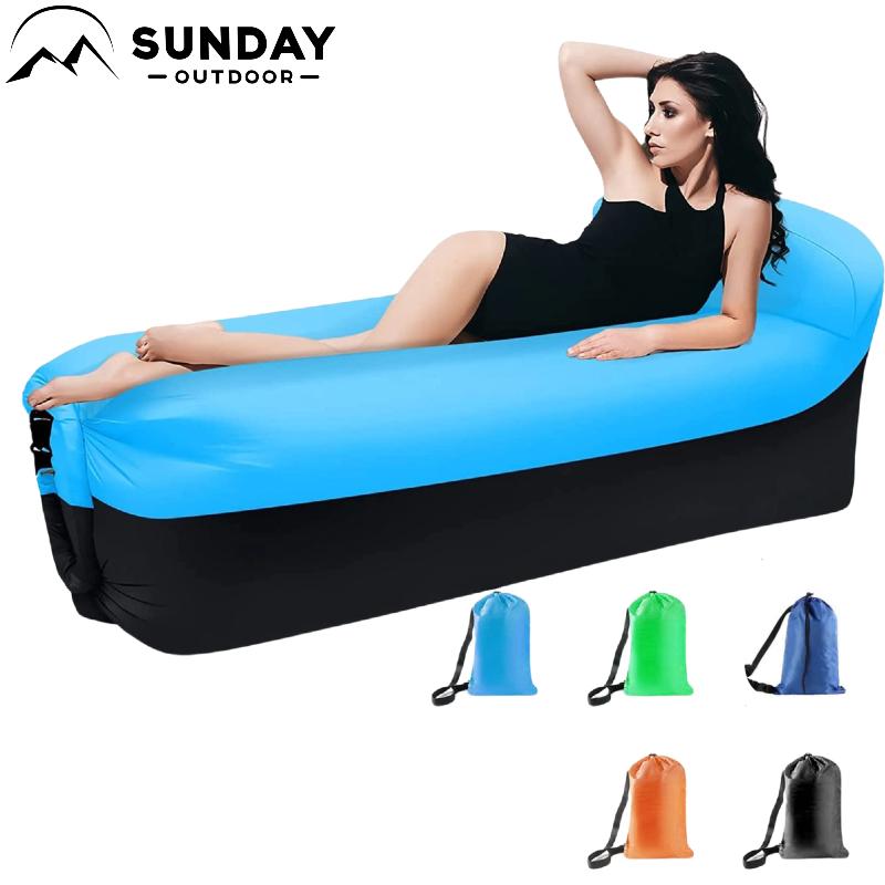 Sunday ODF007 Outdoor Inflatable Lounger Air Sofa Chair Portable ...