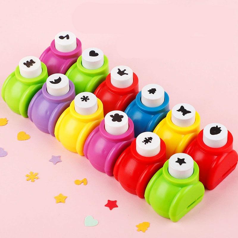Craft Punches Set – 8pcs Hole Punch Shapes, 8 Patterns, DIY ...