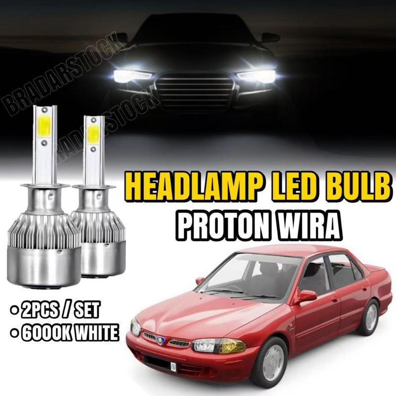 Proton Wira LED Headlamp Light Bulb HID 6000K White Hi/Lo Beam - TikTok ...