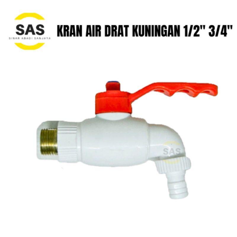 [SAS] Keran Air Tembok Taman 1/2 3/4 / PVC Kran Plastik Jumb - Shop ...