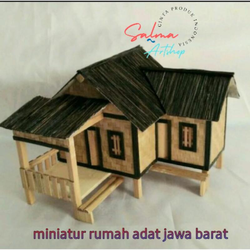 MINIATUR RUMAH ADAT SUNDA/miniatur rumah tradisional jawa barat - Shop ...