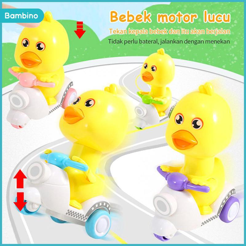 BAMBINO Mainan Anak Bayi Bebek Motor Tanpa Baterai - Shop | Tokopedia