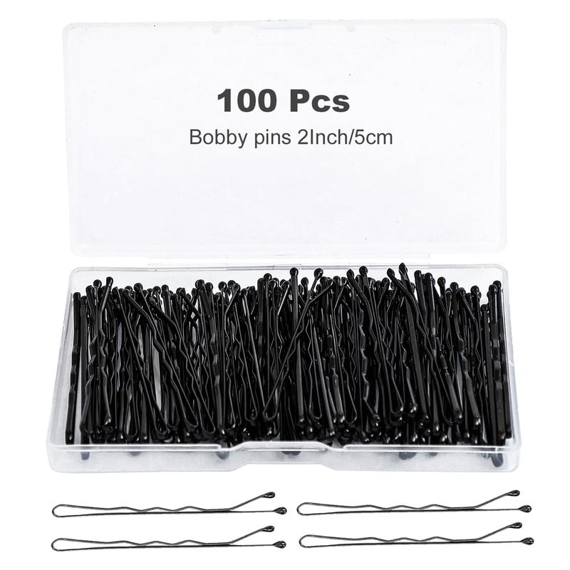 100 Pieces Hair Clips Black Hair Clip Set Suitable for Women - TikTok Shop