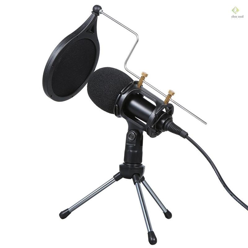 Mikrofon Pemeluwap Berwayar, Audio 3.5mm, Mikrofon Studio, Sesuai ...
