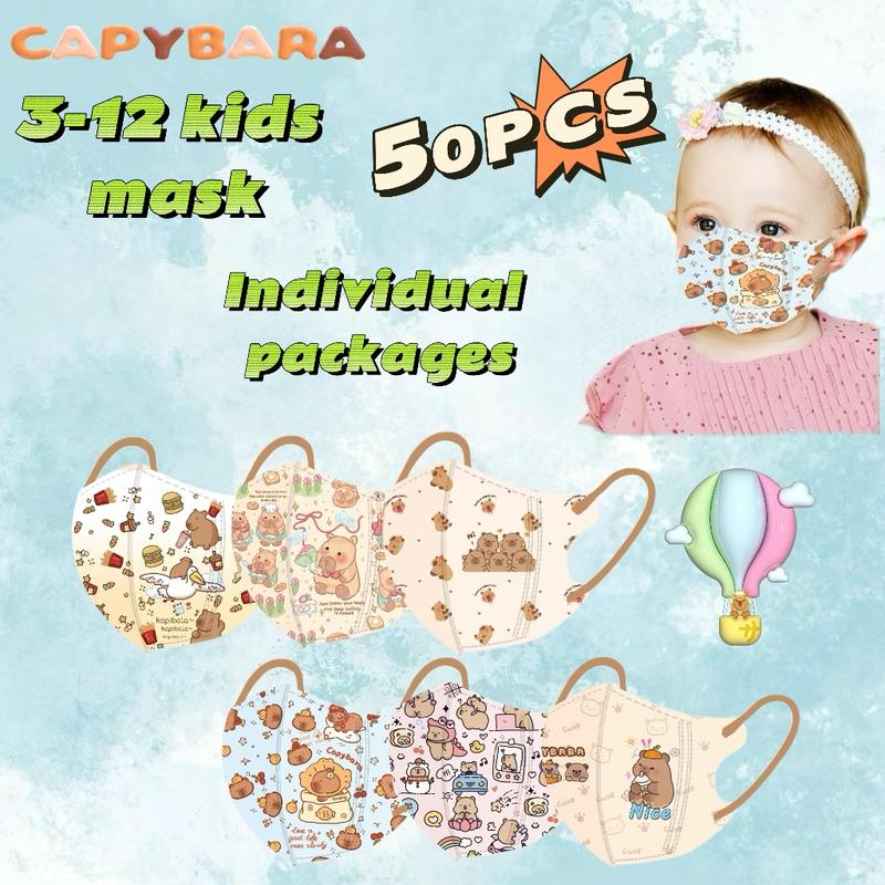 3-12 Year Old Children's Masks Cute Pufferfish Print Masks Capitala ...