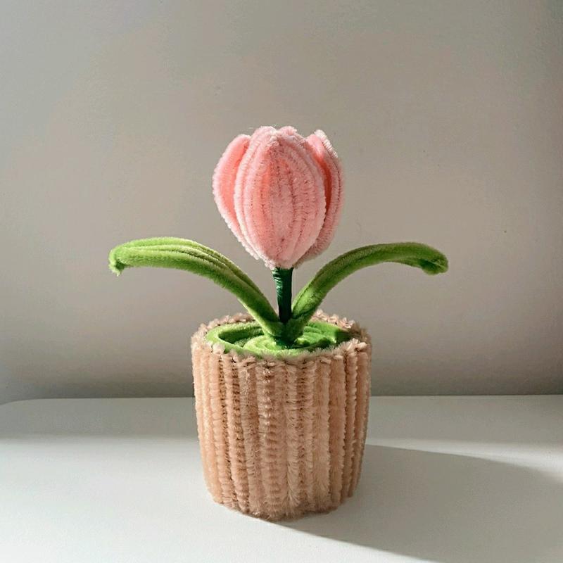 Pink Tulip (Pipe Cleaner/Kawat Bulu) Kamar Kecil - Shop | Tokopedia
