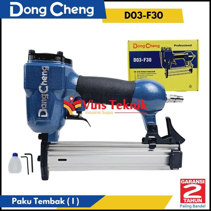 Jual Mesin Paku Tembak 30mm Air Brad Nailer F30 DONGCHENG D03-F30 ...