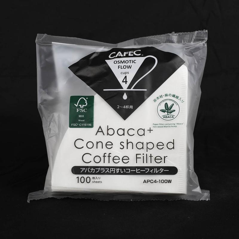 Coffee Filter CAFEC APC4-40/100W V60-02 Abaca Osmotic Flow Saring Kopi ...