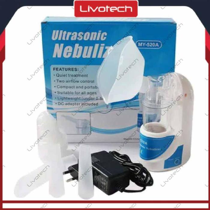 Jual LIVO Nebulizer Alat Uap Bantu Pernafasan Asma Inhalasi MY-520A ...