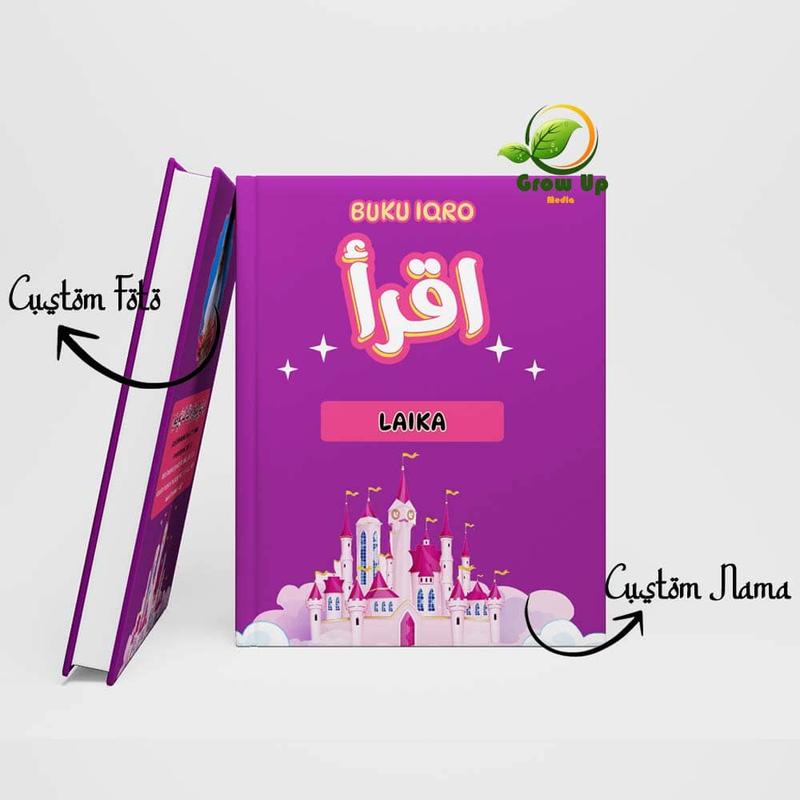 Iqro Custom Tulis Nama Desain Cover Iqra Warna Custom Hard Cover Dan ...