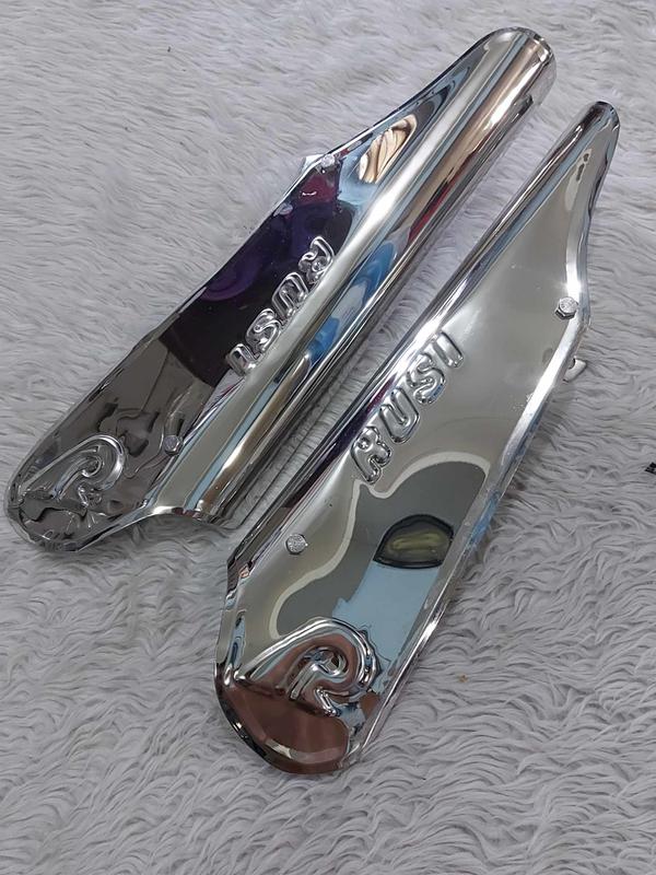 FRONT LOWER SHOCK COVER( ROBOCOP) RUSI LOGO - TikTok Shop Philippines