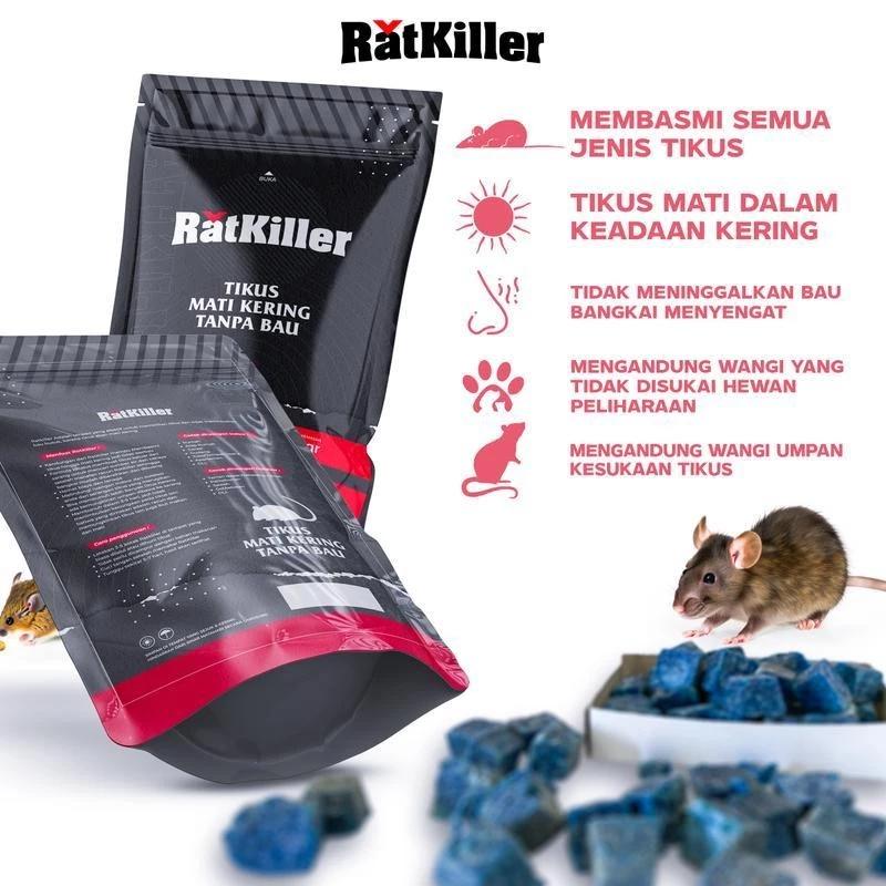Racun Tikus Ampuh Siap Pakai RATS KILLER Tikus Mati Kering Tikus Mudah ...