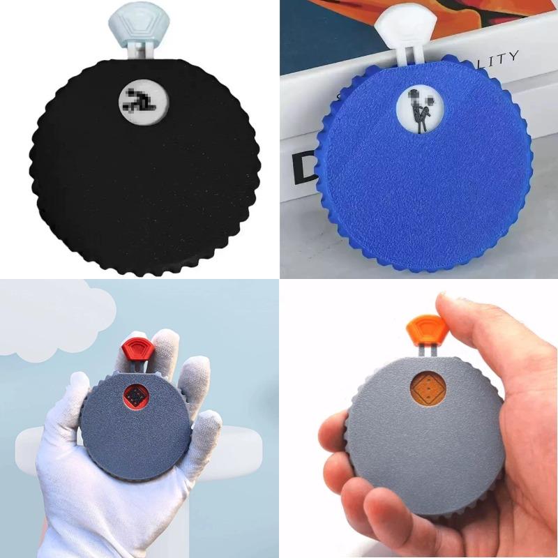 Fully 3D-printed Mechanical Dice Fingertip toy: finger press and rotate ...