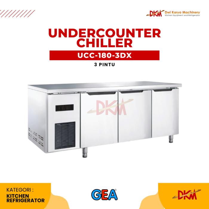 Jual GEA S/S Undercounter Chiller UCC-180-3DX / UCC 180 3DX ...