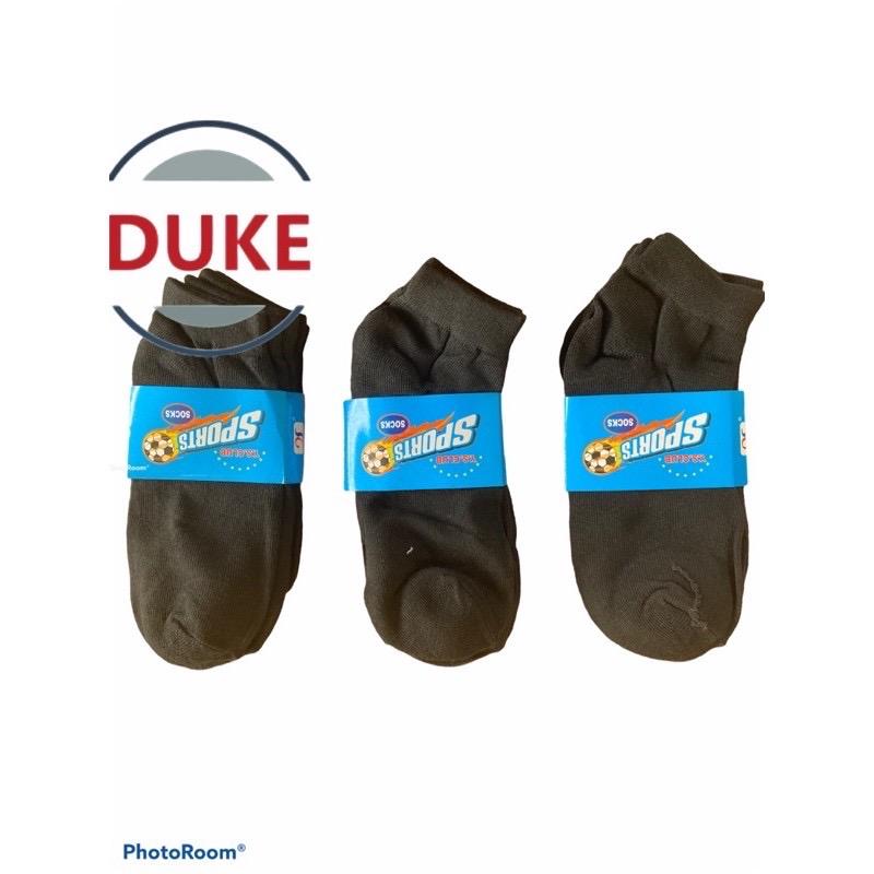 Duke 3 pairs or 12 pairs School Socks Unise Man x Black Cotton - TikTok ...