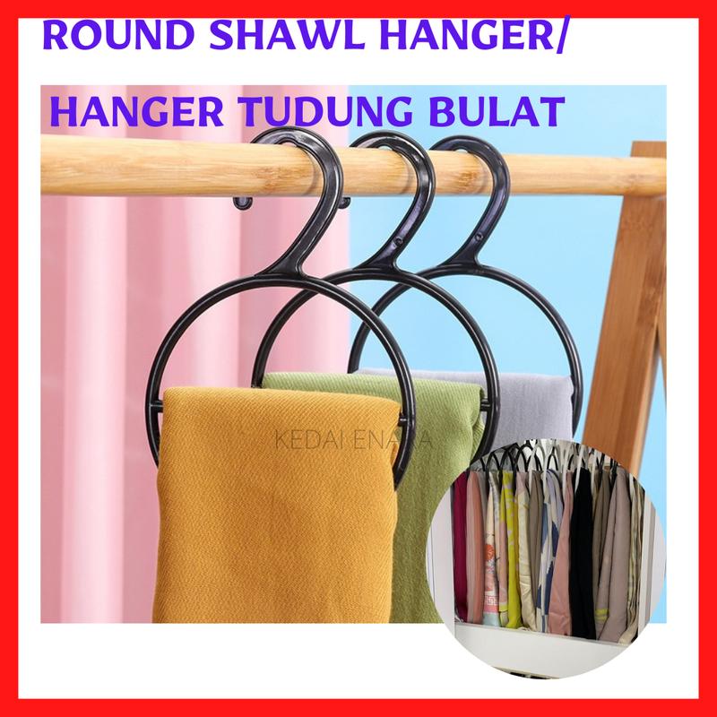 ROUND HANGER FOR SHAWL, BAWAL / HANGER TUDUNG BULAT - TikTok Shop Malaysia