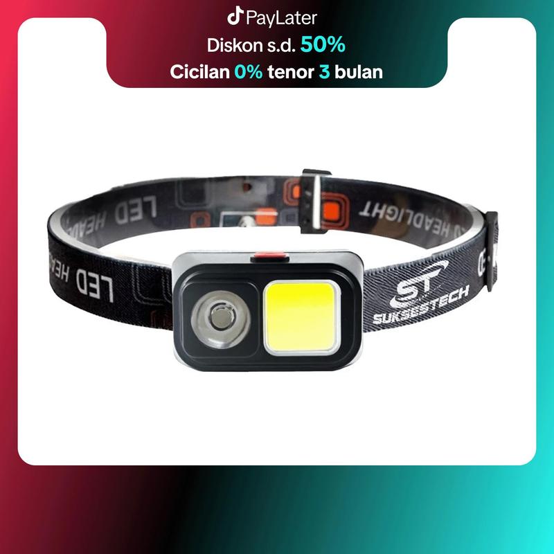Senter Chas Kepala Headlamp Senter Kepala Dengan Usb Charger -Headlamp ...