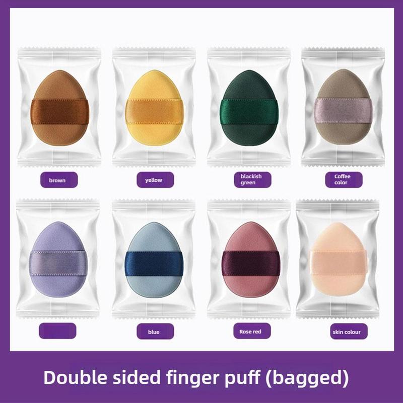 Powder Puff Mini Independent Double-sided Finger Puff Dry And Wet ...