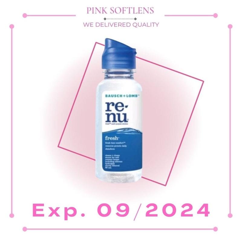 Renu Fresh Multi Purpose Solution 60ml (Travel Pack) by Bausch + Lomb ...