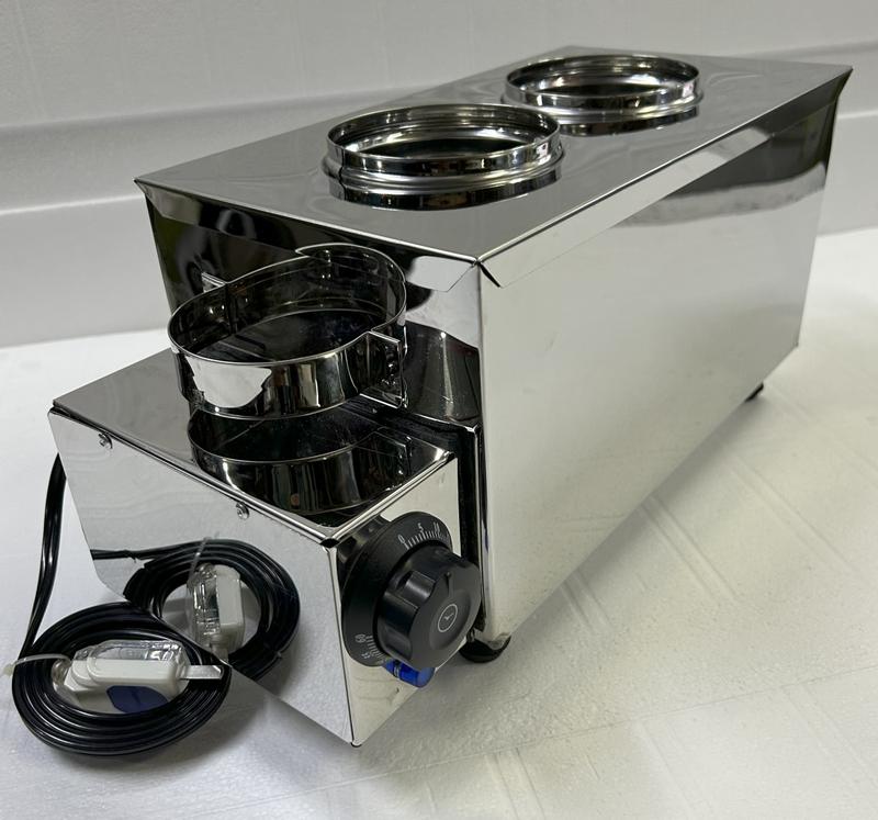 Stainless 2-hole spoon and fork heater caddy with timer Kitchen ...