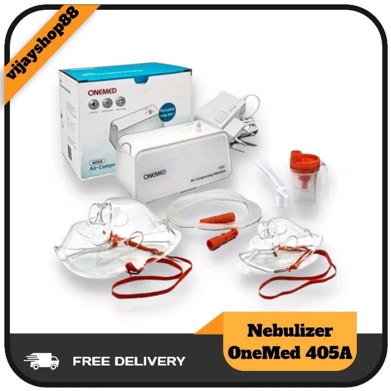 Nebulizer onemed compressor 405a portable - alat uap terapi pernapasan ...