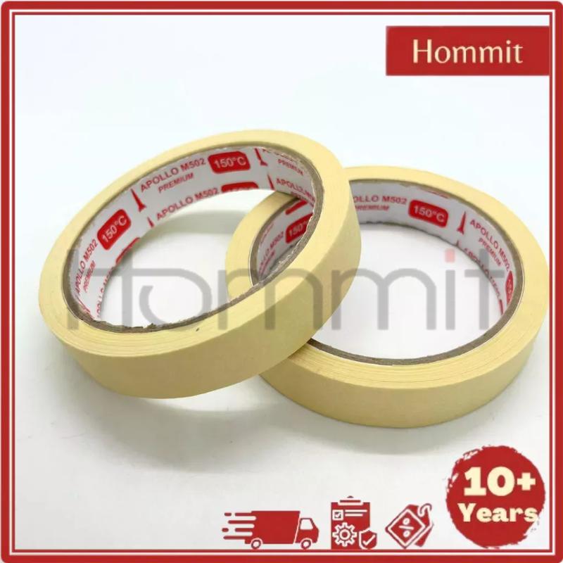 18mm/24mm Apollo Masking Tape M502/M500 Premium - TikTok Shop Malaysia