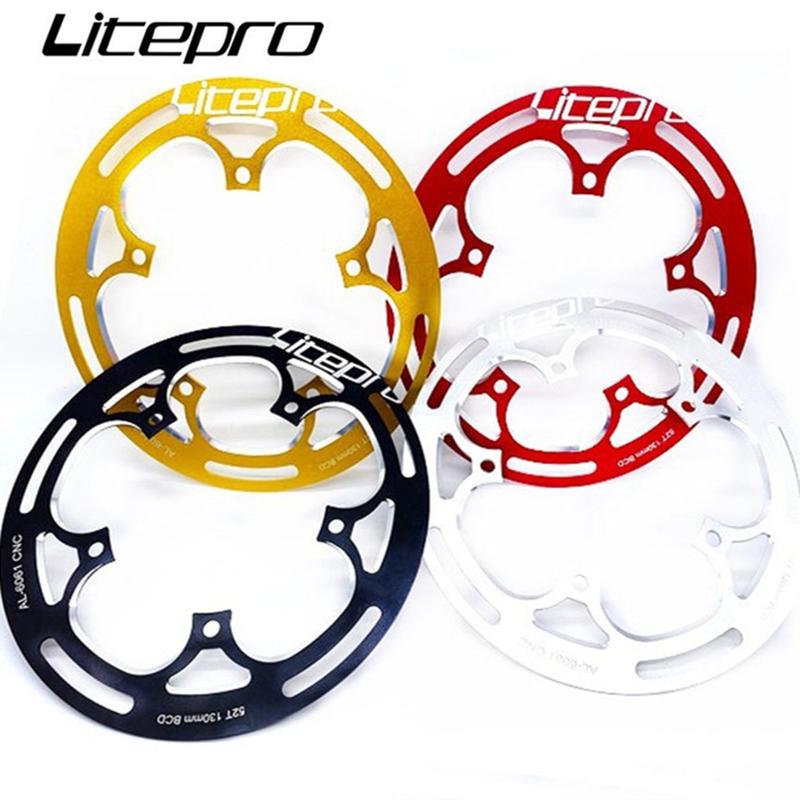 Litepro Bicycle Chainwheel Protector Folding Bike 130BCD 52T 53T Guard ...