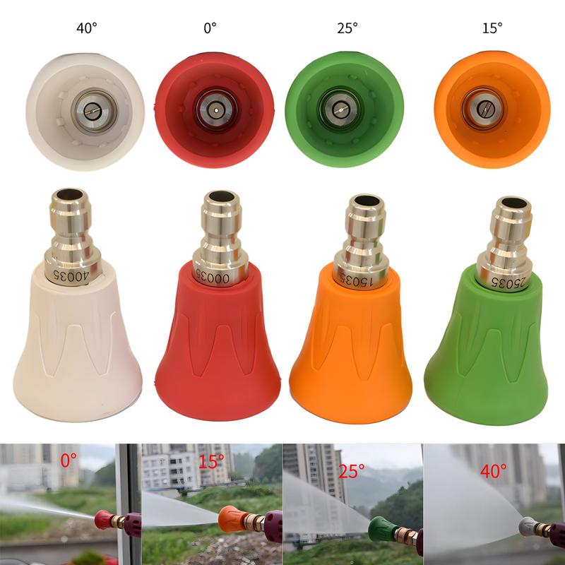 CS 0° 15° 25° 40° Car Wash Rubber Sleeve Sector Nozzle Splas - TikTok ...