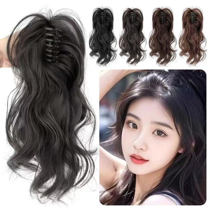 Fashion High Temperature Silk Synthetic Claw Clip Natural Lightweight ...