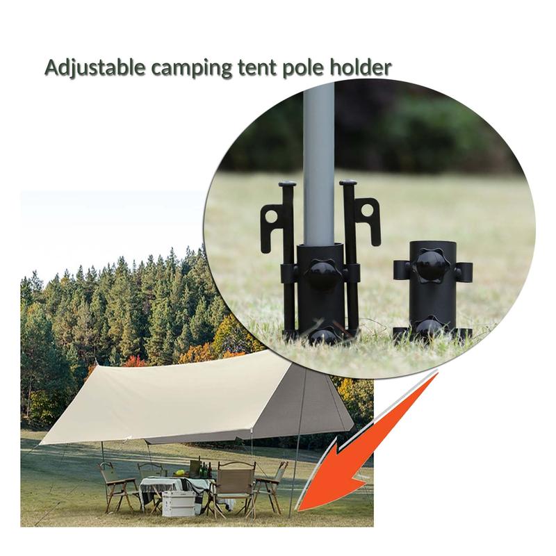 Adjustable camping tent pole holder Peg Stake Camping Peg Stake ...