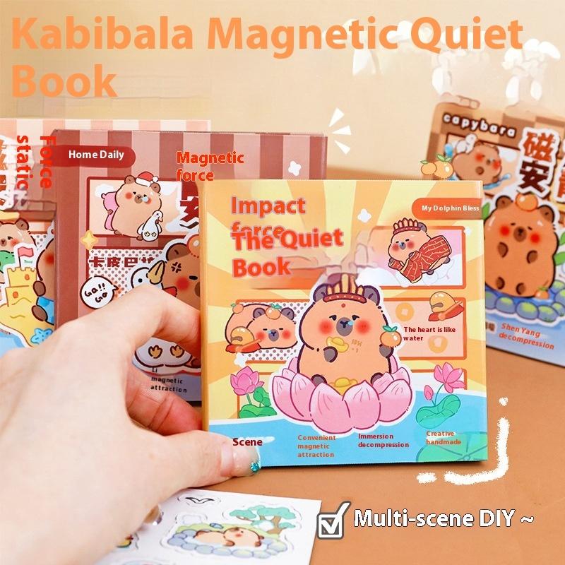 Kapibala Quiet Book Cute Dolphin Small Magnetic Toy for Children ...