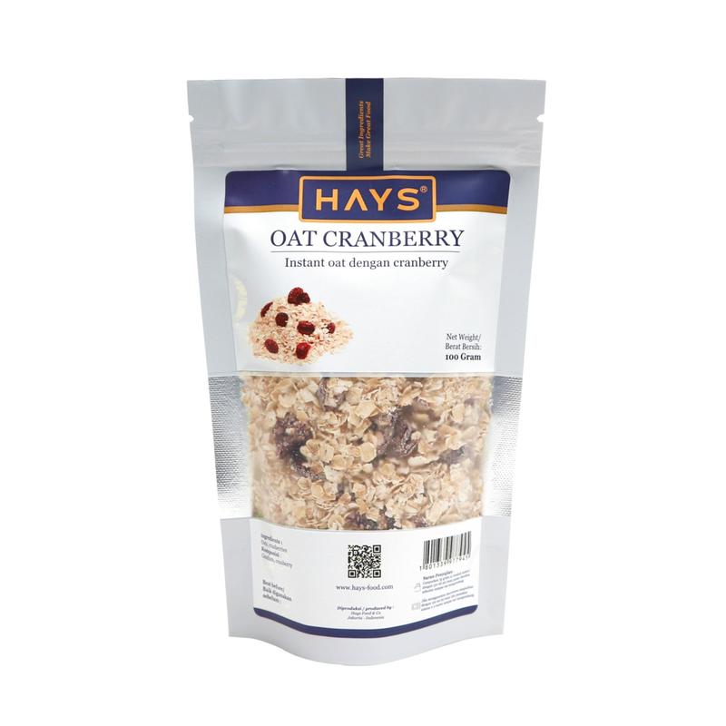 Oatmeal Cranberry 100 GRAM / Oat Cranberry / Instant Oatmeal Dengan ...