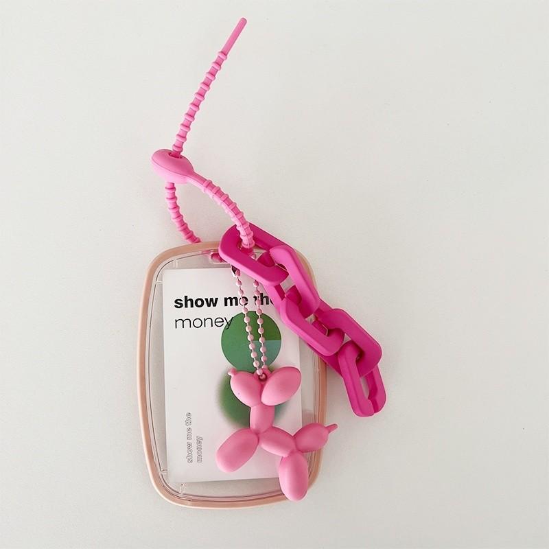 Silicone edge card cover student campus card holder acrylic transparent ...