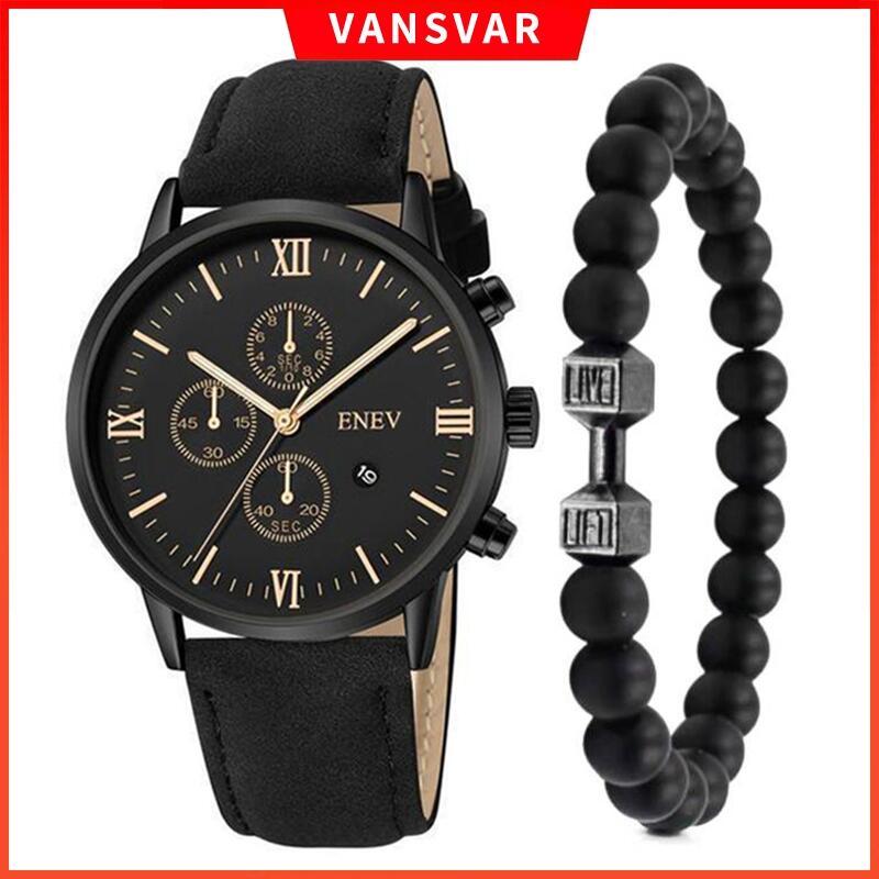 Jam Tangan Kuarza Fesyen Lelaki, Gaya Kasual, Tali Kulit dan - TikTok ...